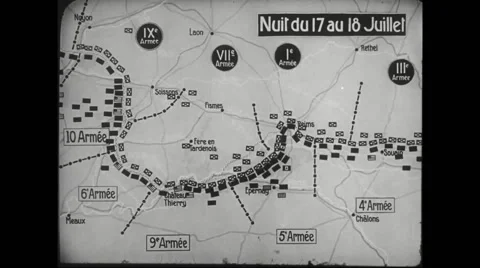 Animated map showing locations of battle... | Stock Video | Pond5