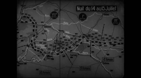 Animated map showing locations of battle... | Stock Video | Pond5