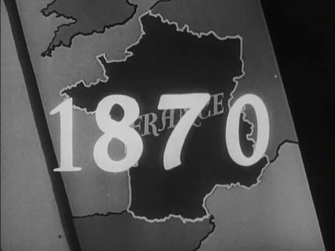 An animated map with the year 1870, sold... | Stock Video | Pond5