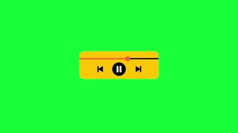 Animated media player icon background an... | Stock Video | Pond5