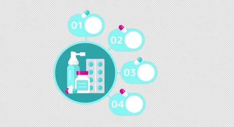 Animated medicine infographic | Stock Video | Pond5