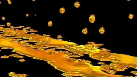 Gold Paint Splash Stock Video Footage | Royalty Free Gold Paint Splash ...