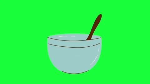 Animated mixing bowlpodium icon backgrou... | Stock Video | Pond5