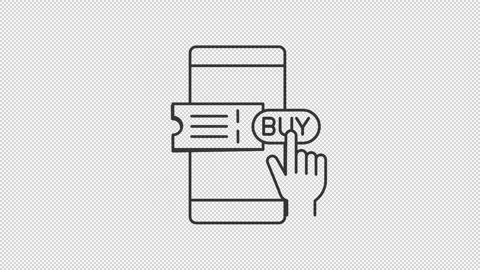 Animated mobile banking app icons | Stock Video | Pond5