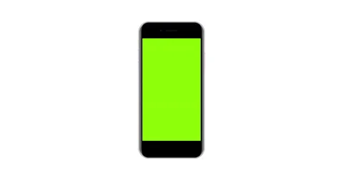 Animated mobile phone mockup with green ... | Stock Video | Pond5