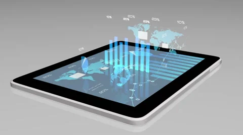 Animated modern financial instruments on... | Stock Video | Pond5