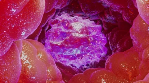 Animated Monocyte type Leukocyte cell, w... | Stock Video | Pond5