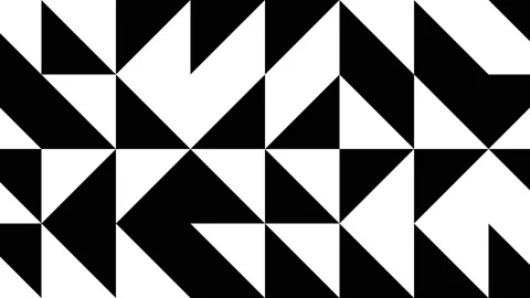Animated mosaic with simple geometric sh... | Stock Video | Pond5