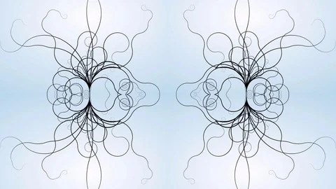 Animated motion graphics pen drawing flo... | Stock Video | Pond5