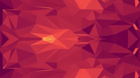 Animated motion graphics polygon surface... | Stock Video | Pond5