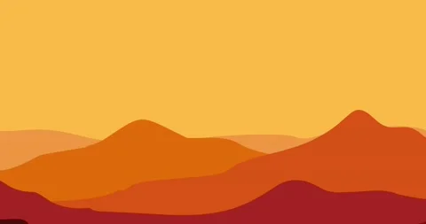 Animated mountain nature background laye... | Stock Video | Pond5