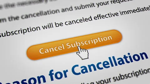 Cancel Subscription Stock Footage ~ Royalty Free Stock Videos | Pond5
