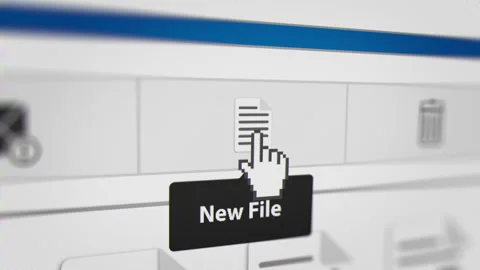 Create File Stock Footage ~ Royalty Free Stock Videos | Pond5