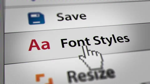 Animated Mouse Cursor Clicking Font Styl... | Stock Video | Pond5