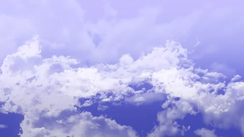 Animated Moving Daytime Clouds in the sk... | Stock Video | Pond5