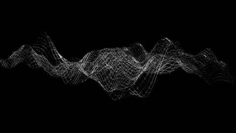 animated moving mesh with spheres on a b... | Stock Video | Pond5