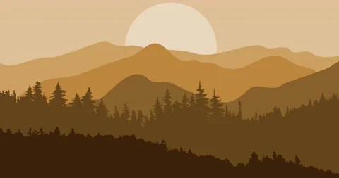 Animated Mountain Stock Video Footage | Royalty Free Animated Mountain ...