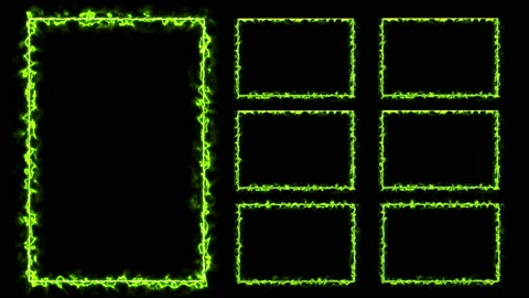 Animated neon frame for captions and cap... | Stock Video | Pond5