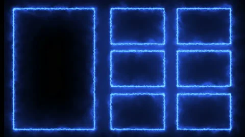 Animated neon frame for captions and cap... | Stock Video | Pond5