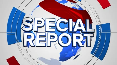 Animated News Special Report Open Intro ... | Stock Video | Pond5