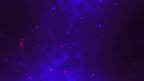 Animated night sky with red and blue dus... | Stock Video | Pond5