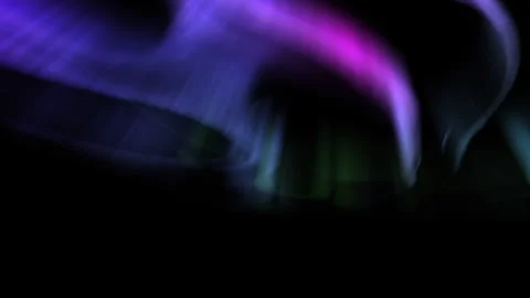 Animated Northern Lights Animation Green... | Stock Video | Pond5
