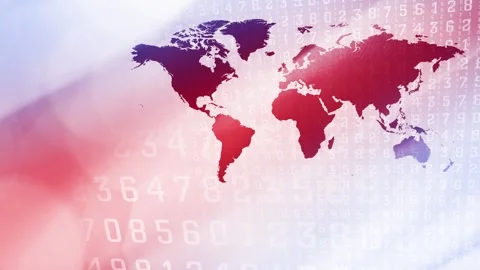 Animated numbers exploring statistics an... | Stock Video | Pond5