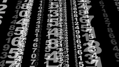 Animated numbers in sci-tech background ... | Stock Video | Pond5