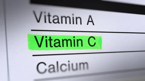 Animated Nutrition Facts Label with a Fo... | Stock Video | Pond5