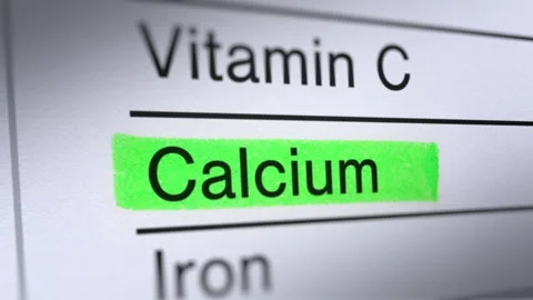 Animated Nutrition Facts Label with a Fo... | Stock Video | Pond5