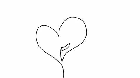 Drawings Drawings Animated Heart Stock Video Footage | Royalty Free ...