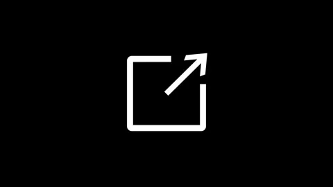 Animated open in new window icon, anothe... | Stock Video | Pond5