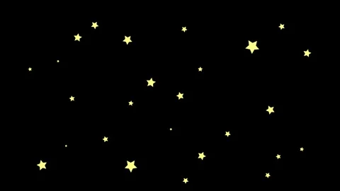 Yellow Stars Animated Stock Footage ~ Royalty Free Stock Videos | Pond5