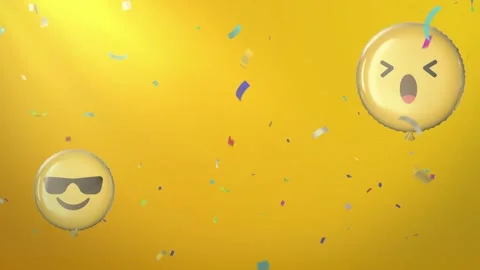Party Face Emoji Stock Footage ~ Royalty Free Stock Videos | Pond5