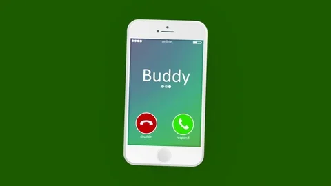 Animated phone calling with humor lines | Stock Video | Pond5