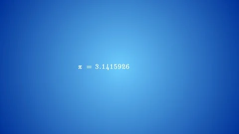 Animated PI π FORMULA Background | Stock Video | Pond5