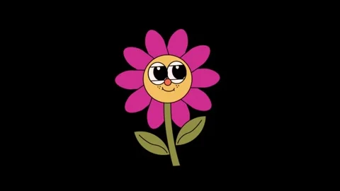 Animated Pink Flower Motion icon backgro... | Stock Video | Pond5