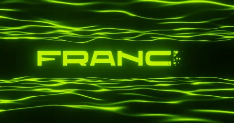 Animated pink "FRANCE" lettering on a bl... | Stock Video | Pond5