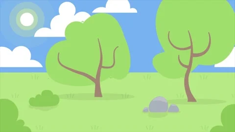 Animated pixel art design of daytime Gro... | Stock Video | Pond5