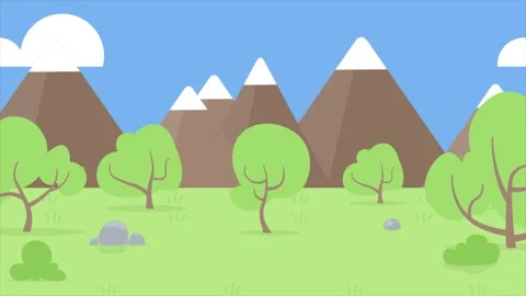 Animated pixel art design of daytime Gro... | Stock Video | Pond5