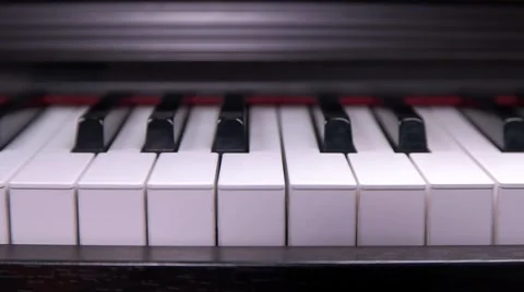 Animated Play piano keys | Stock Video | Pond5