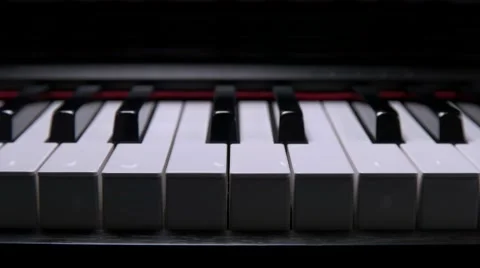 Animated Play piano keys | Stock Video | Pond5