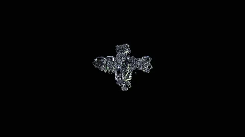 animated plus - transparent brilliants g... | Stock Video | Pond5