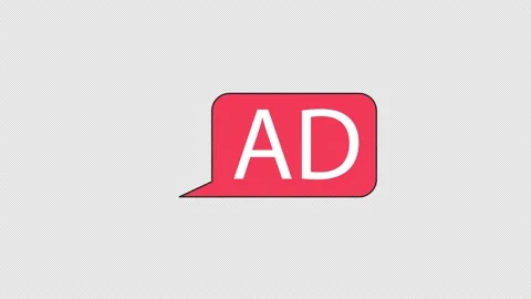 Animated pop up ads bubble speech | Stock Video | Pond5