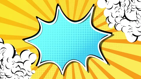 Animated pop art comic background with p... | Stock Video | Pond5