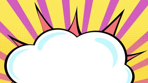 Animated pop art comic background with p... | Stock Video | Pond5