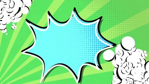 Animated pop art comic background with p... | Stock Video | Pond5