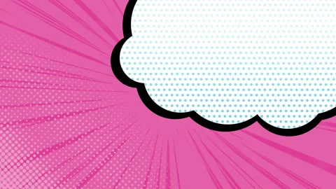 Animated pop art comic background with p... | Stock Video | Pond5