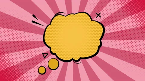 Animated pop art comic background with p... | Stock Video | Pond5