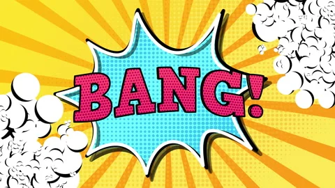 Animated pop art comic background. | Stock Video | Pond5